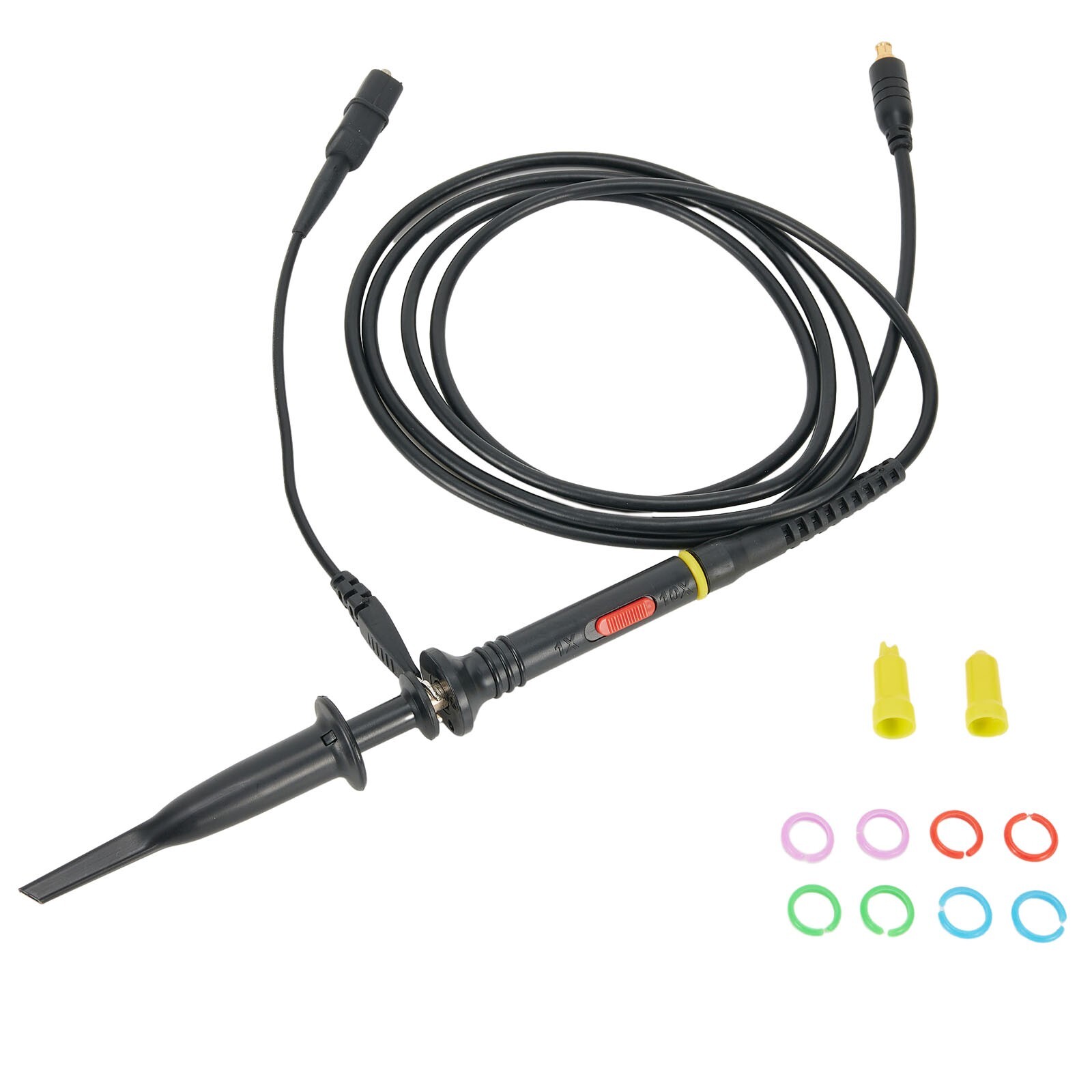 Rubber and Metal MCX Oscilloscope Probe 60MHz 1X 10X for Effective ...