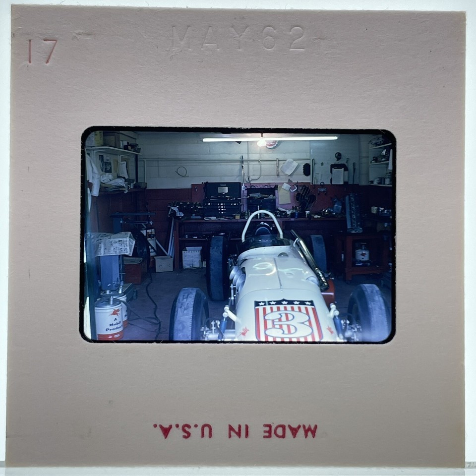 35mm Slide 1962 Indy Indianapolis 500 Vtg 60s Auto Racing Race Car #3 ...