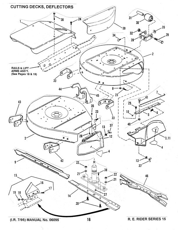 Parts Manual for Snapper Rear Engine Rider Mower/Lawn Tractor- Series ...