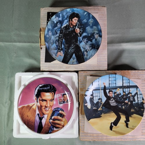 Elvis Presley Collectors Plates Delphi Lot of 3 Plates | eBay