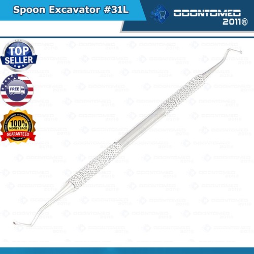 Tooth Cavities Endo Spoon Excavator #31L Dental Surgical Instruments 5 ...