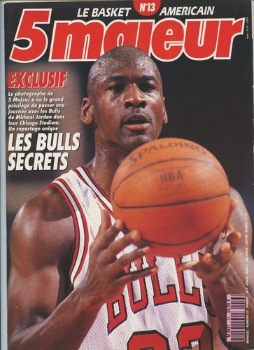 MICHAEL JORDAN: Nine Dif French 5 MAJEUR Full Magazines / Covers, Cards ...