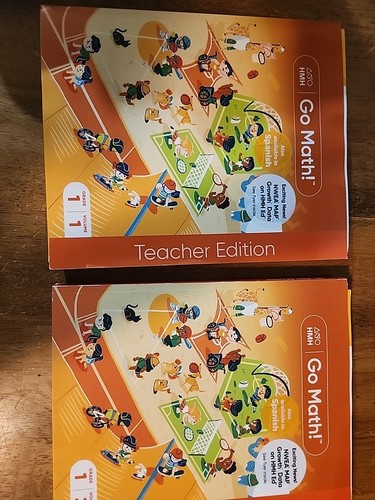 HMH Go Math! First Grade Teacher's Edition Volumes 1 and 2 Manuals ...