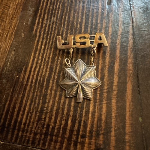 WWII Sterling Silver Maple Leaf USA Sweetheart Pin | eBay