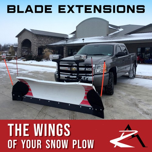 Buyers Products Truck Snowplow Pro-Wing Blade Extension Kit for Western ...