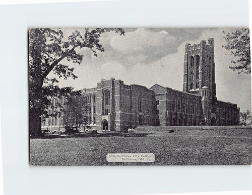 Postcard Baltimore City College Baltimore Maryland USA | eBay