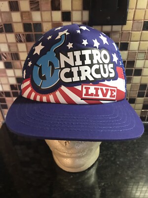 Nitro Circus Live Television Show MESH Snapback Baseball Cap Trucker ...