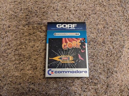 GORF C64 Big Box Cartridge Complete Commodore 64 C-64618 | eBay