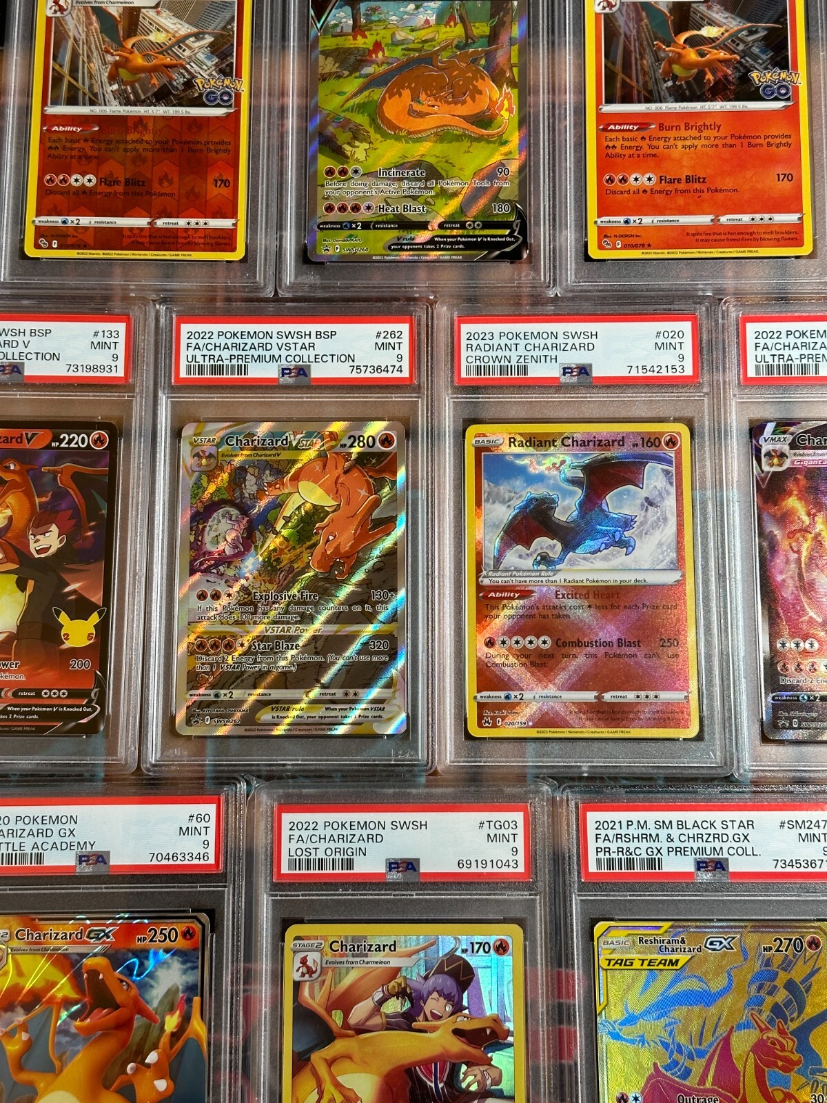 POKEMON TCG! 1 PSA 9 MINT GRADED CARD SLAB - GUARANTEED TO BE CHARIZARD ...