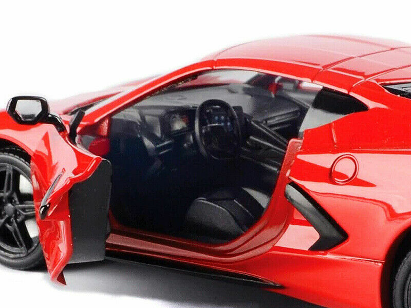 2020 CHEVROLET CORVETTE C8 STINGRAY RED 1/24 DIECAST MODEL CAR BY ...