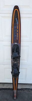 Pro Graphite Concave USA Kidder XL Redline Water Ski Wrap Bindings KS ...
