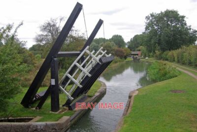 PHOTO NORTHAMPTON ARM GRAND UNION CANAL ROTHERSTHORPE THE DRAWBRIDGE ...