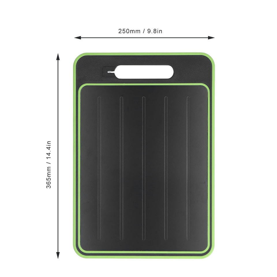 4 in 1 Kitchen Chopping Board Large Square Painted Double Butcher ...