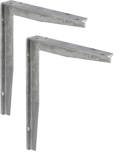 2x Lourds Regal-Konsole Fixation pour Étagère Charge Lourde Wand-Halter ...