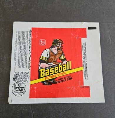 1978 TOPPS ORIGINAL BASEBALL CARD WAX PACK WRAPPER | eBay