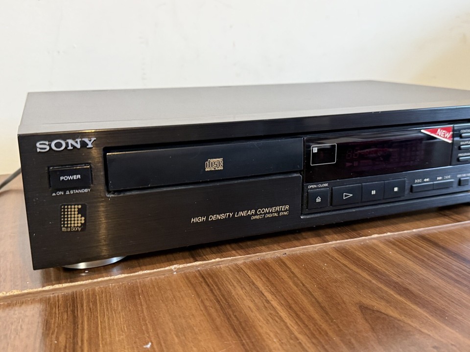 Vintage Sony CDP 395 CD Compact Disc Player Hi-Fi Separate in Black (no ...