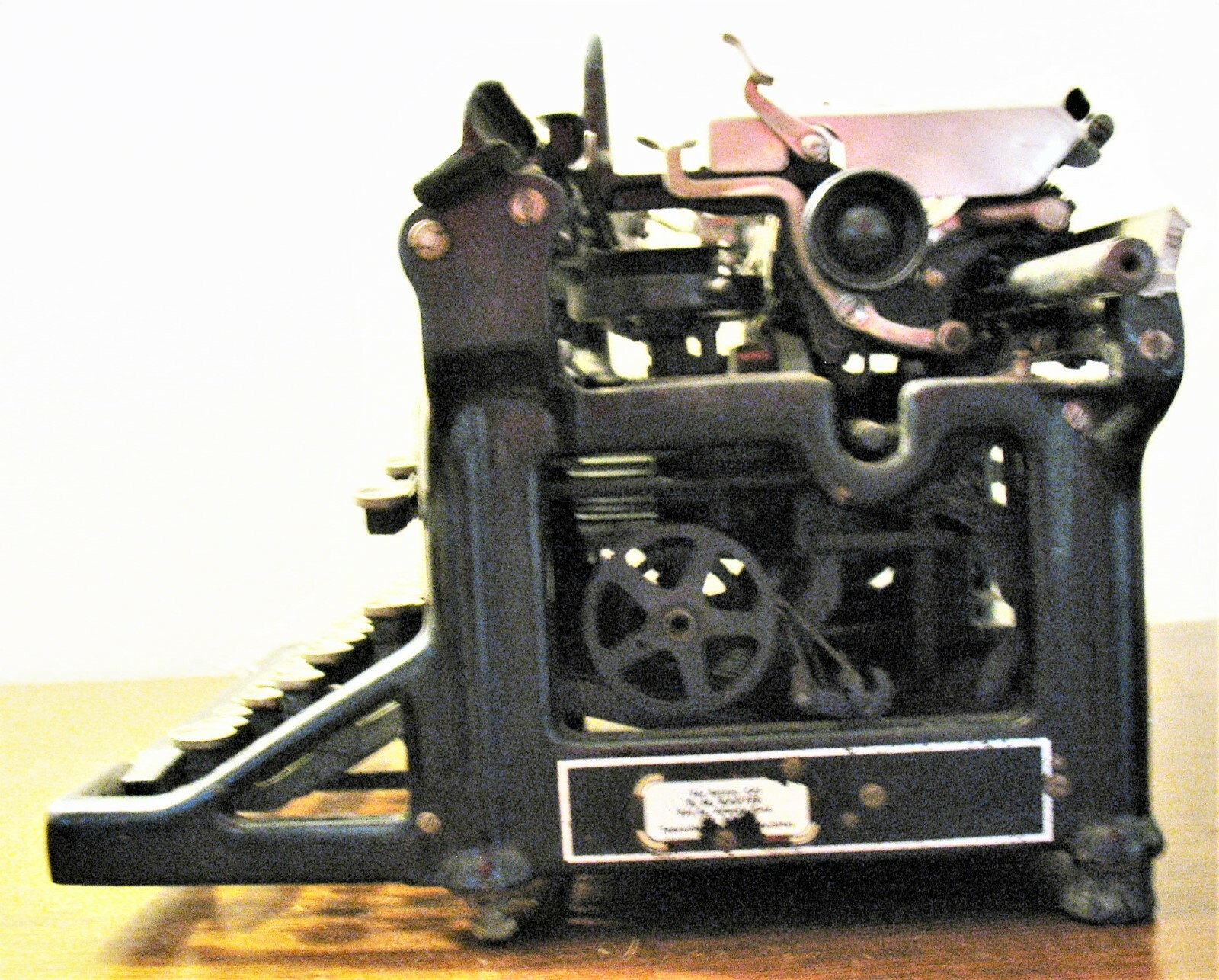 1917 VINTAGE/ANTIQUE UNDERWOOD MODEL #12 TYPEWRITER, with its cover | eBay
