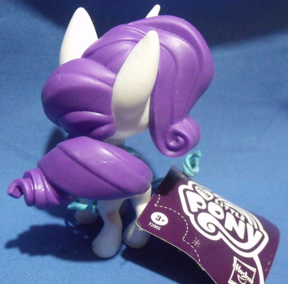 My Little Pony Rarity Hasbro 3” MLP White Purple NWT | eBay