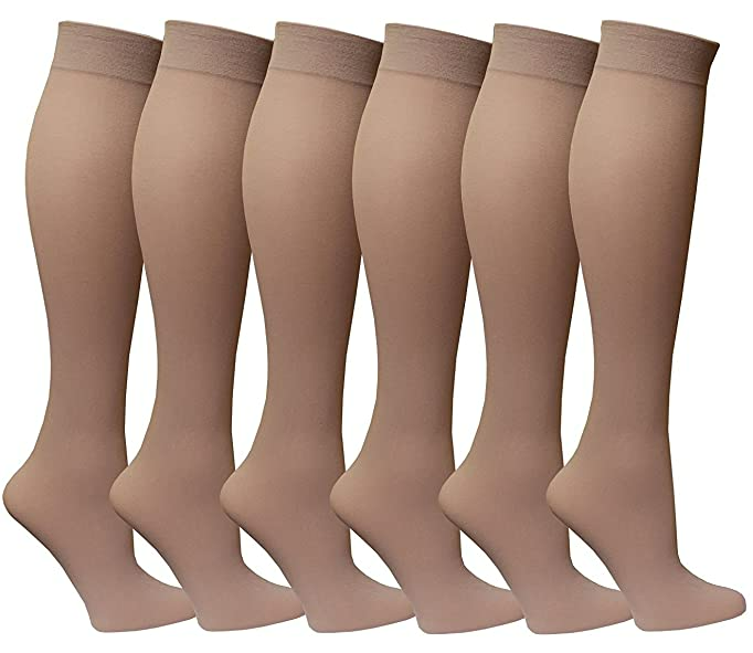 BEST Women's Trouser Socks by Juncture - Size 4-8 or 6-11 Knee High - 4 ...