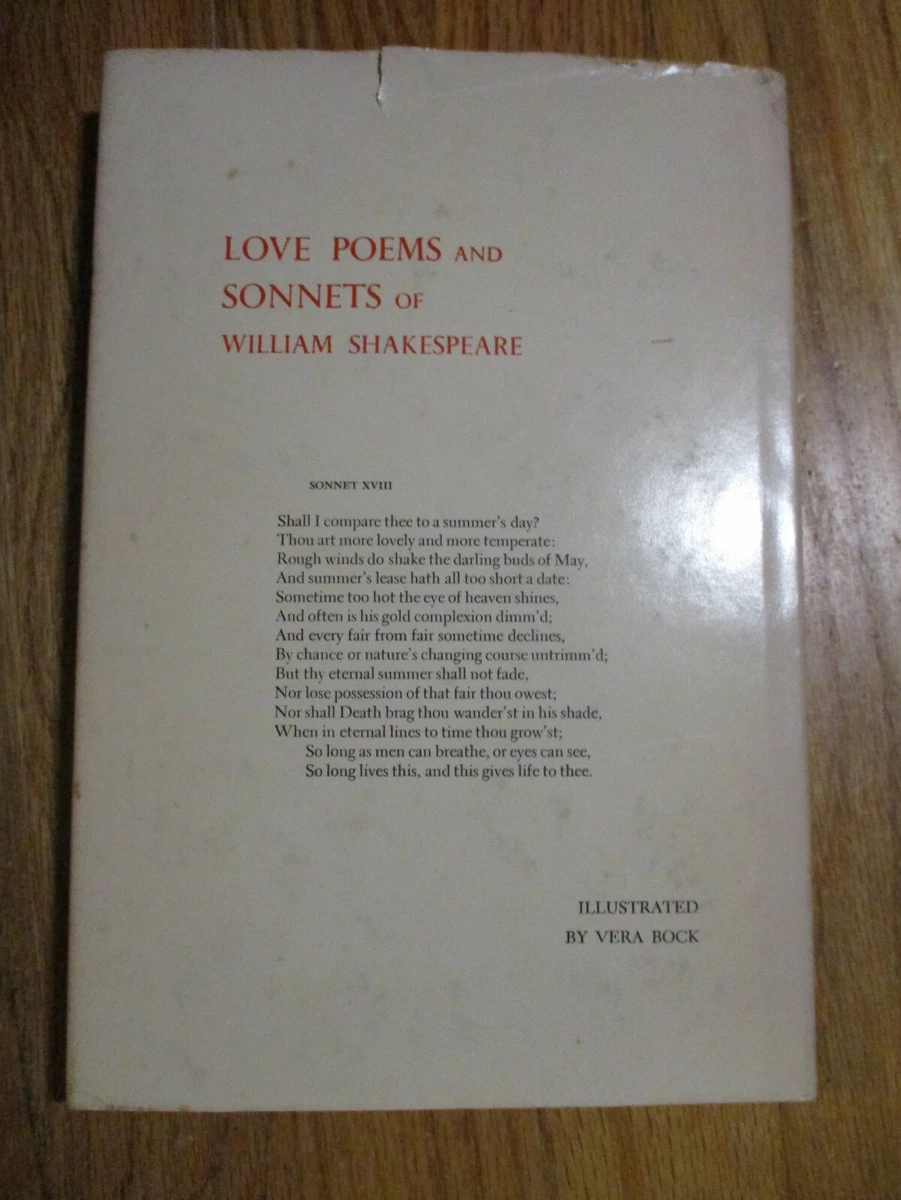 William Shakespeare Sonnets About Love
