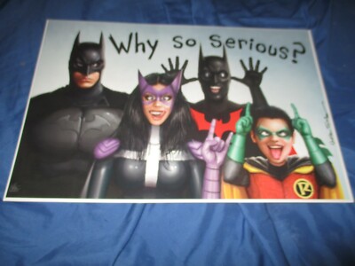 DC PIN UP GIRLS Nathan Szerdy Signed Art Print / Lithograph ~HUNTRESS ...