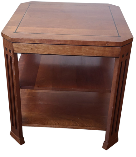Stickley 21st Century Mission Style End Table – Tri-Level – VGC – LIGHT CHERRY | eBay