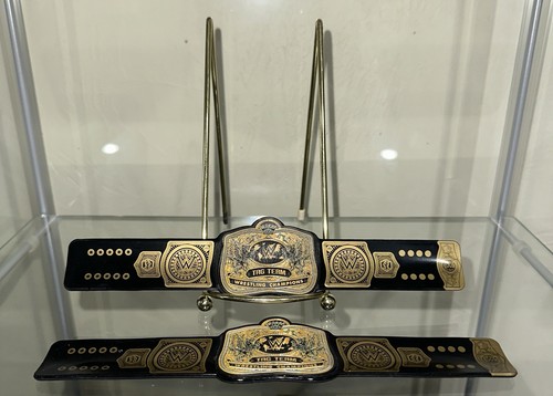 WWE Wow Stuff Championship Title Slap Bands WWE Tag Team Belts Set Of ...