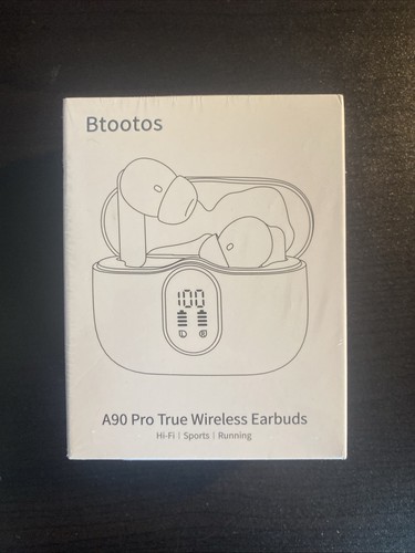 Btootos A90 Pro True Wireless Earbuds (White) - Brand New | eBay