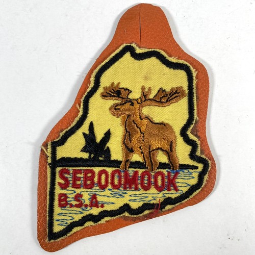 Seboomook BSA Vintage Boy Scout Patch Badge Maine High Adventure Area ...