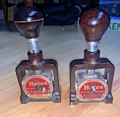 Stamps & Daters - Vintage Bates Numbering Machine