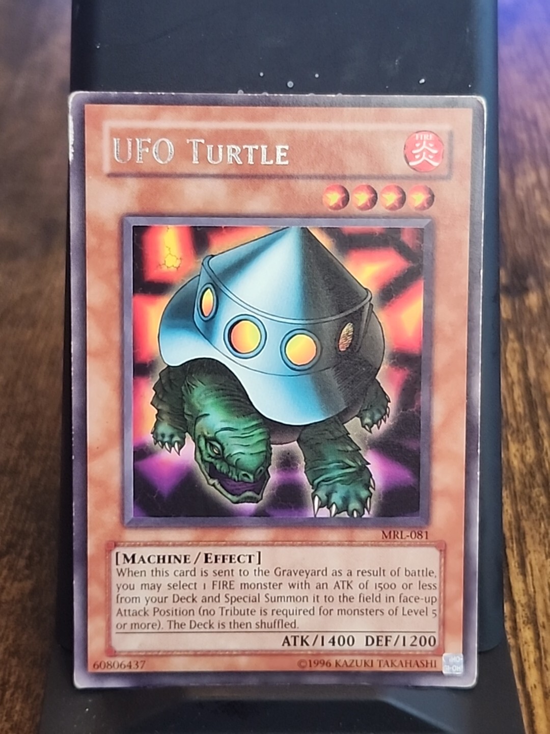 UFO Turtle - Rare Foil - Yugioh Fire Monster - Vintage | eBay
