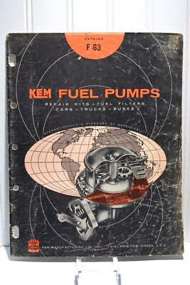 1963 F63 Ken Automotive Fuel Pump Catalog, Kits, Filters, Car Truck Bus ...