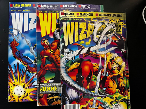 WIZARD 3 ISSUE LOT June, July, Oct 1993 | eBay