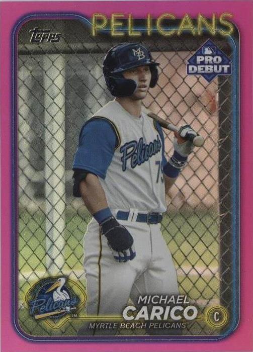 2024 Topps Pro Debut - Michael Carico #PD-36 Fuchsia Foil /199 (RC) for ...