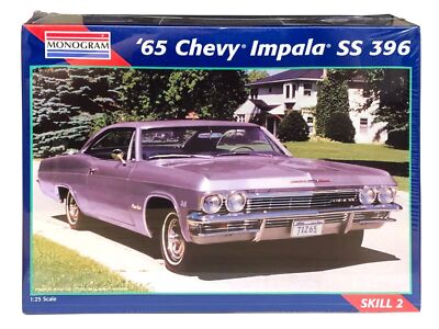 Monogram 2470 1/25 Scale '65 Chevy Impala SS 396 Plastic Model Kit | eBay