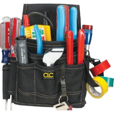 (12)-CLC 9-Pocket Electrical and Maintenance Tool Pouch. 600D poly ...
