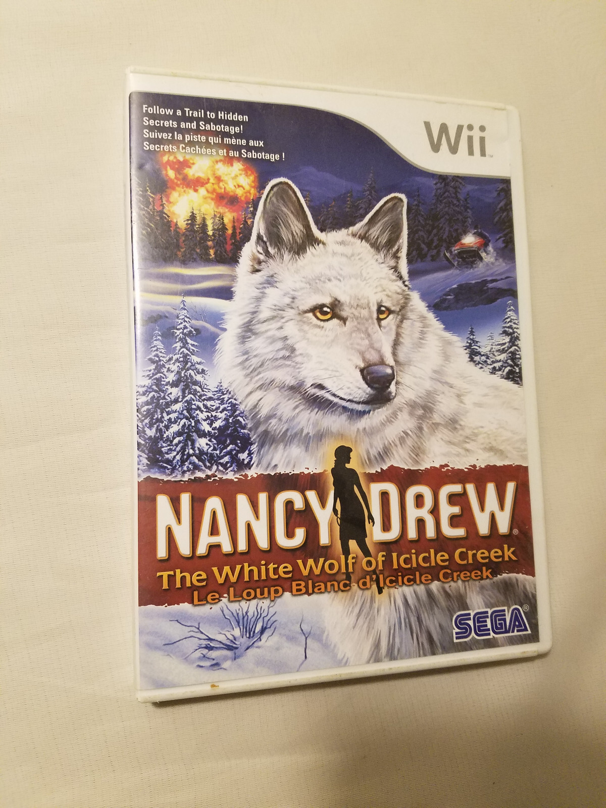 Nancy Drew: The White Wolf of Icicle Creek (Nintendo Wii, 2008) Tested ...