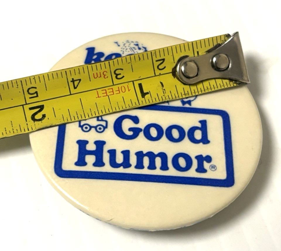 VTG GOOD HUMOR Ice Cream PIN PINBACK - Dairy - KEEP ME IN GOOD HUMOR ...