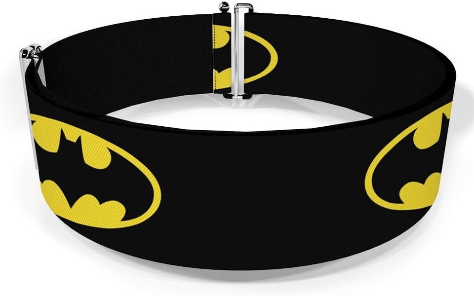 Cinch Waist Belt - Batman Shield Black/Yellow - X-Large ACC NUOVO | eBay