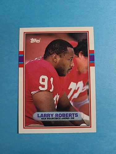 Larry Roberts 1989 Topps Football Card # 20 J2811 | eBay