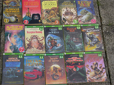 Complete list of fighting fantasy books - inputob