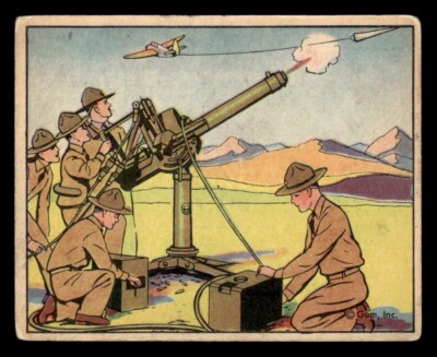 1941 R157 Gum Uncle Sam #66 Machine Gun Practice VG *e1 | eBay