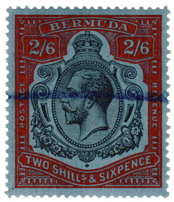 (I.B) Bermuda Revenue : Duty Stamp 2/6d | eBay