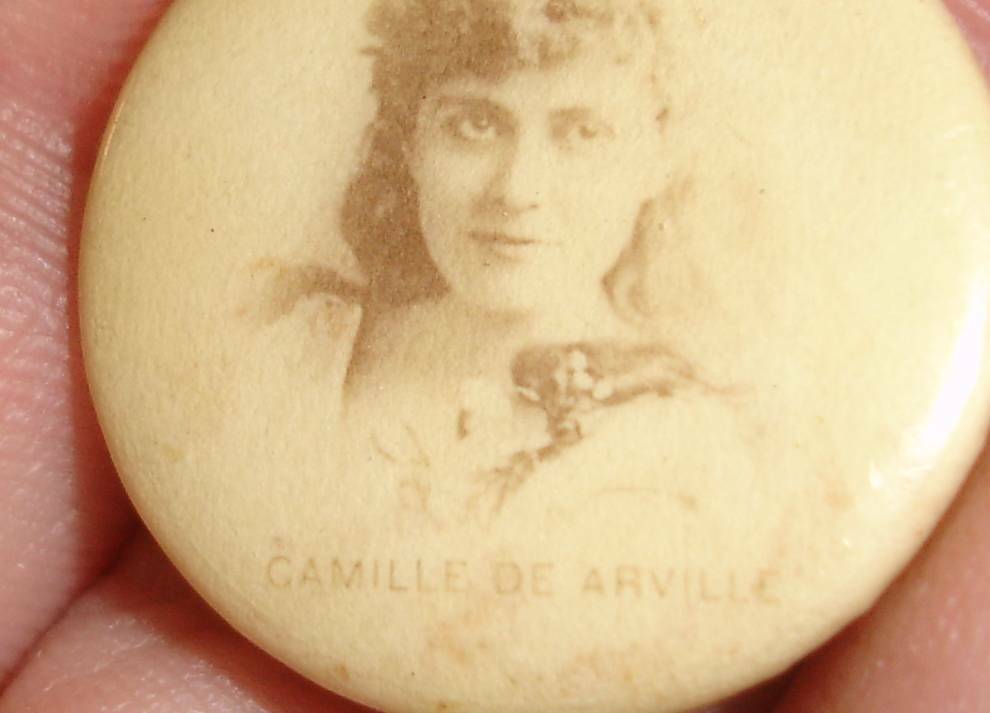 Old Camille de Arville Sweet Caporal cigarette actress real photo ...