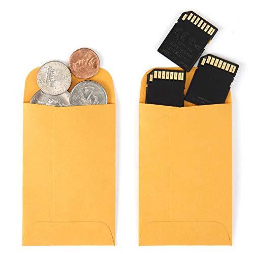 ValBox No.1 Coin Envelopes 2.25x 3.5 Small Parts Envelope with Gummed ...