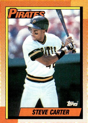 1990 Topps #482 Steve Carter - Pittsburgh Pirates | eBay