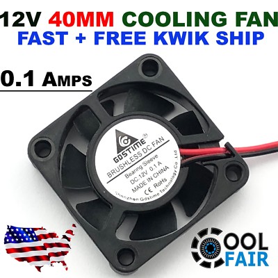 12V 40mm Cooling Computer Case Fan 4010 40x40x10mm DC PC 3D Printer 2 ...