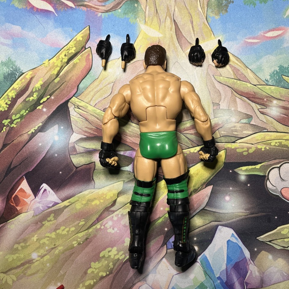 WWE WWF Mattel Elite Legends Series 17 Ken Shamrock Loose Figure Green ...