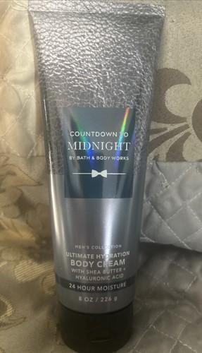ONE Bath & Body Works COUNTDOWN TO MIDNIGHT MEN’S Body Cream-24 Hour ...