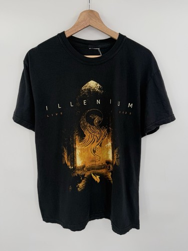 ILLENIUM Live 2023 Tour T-Shirt Size Large Concert Merch Double Sided ...